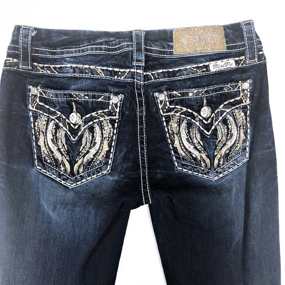 Miss Me | Jeans | Miss Me Rose Rose Gold Label Signature Easy Boot ...